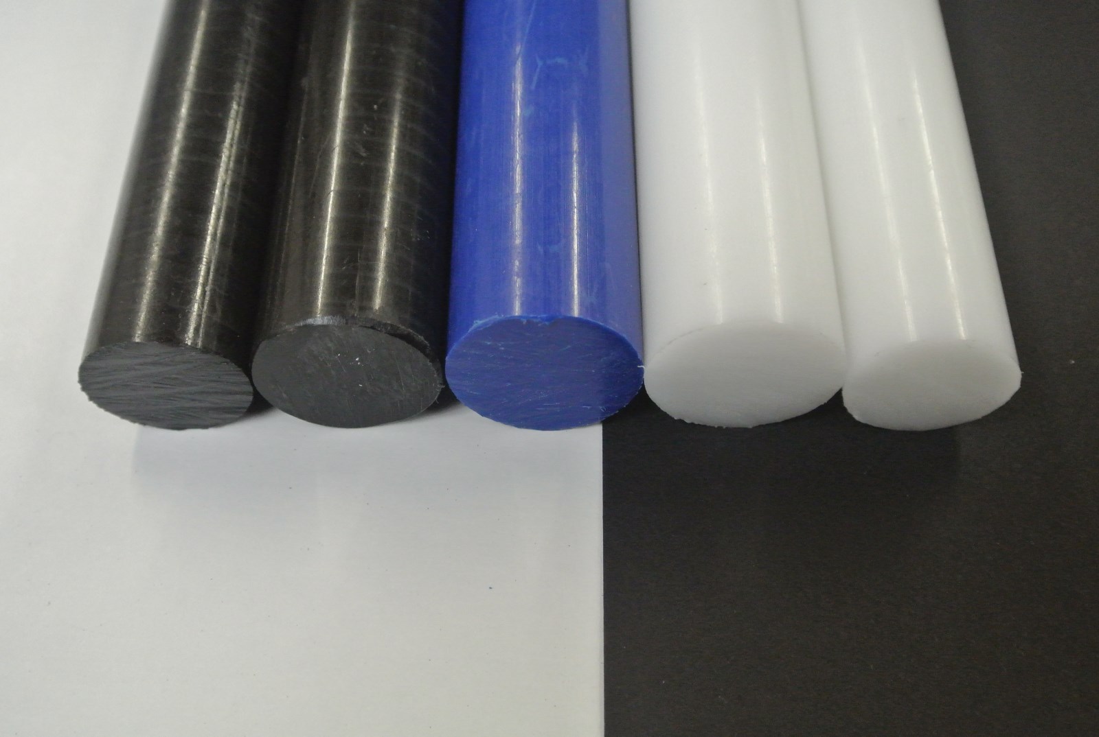 Acetal Rod Black White Blue Engineering Plastic Round Bar Billet Spacer ...