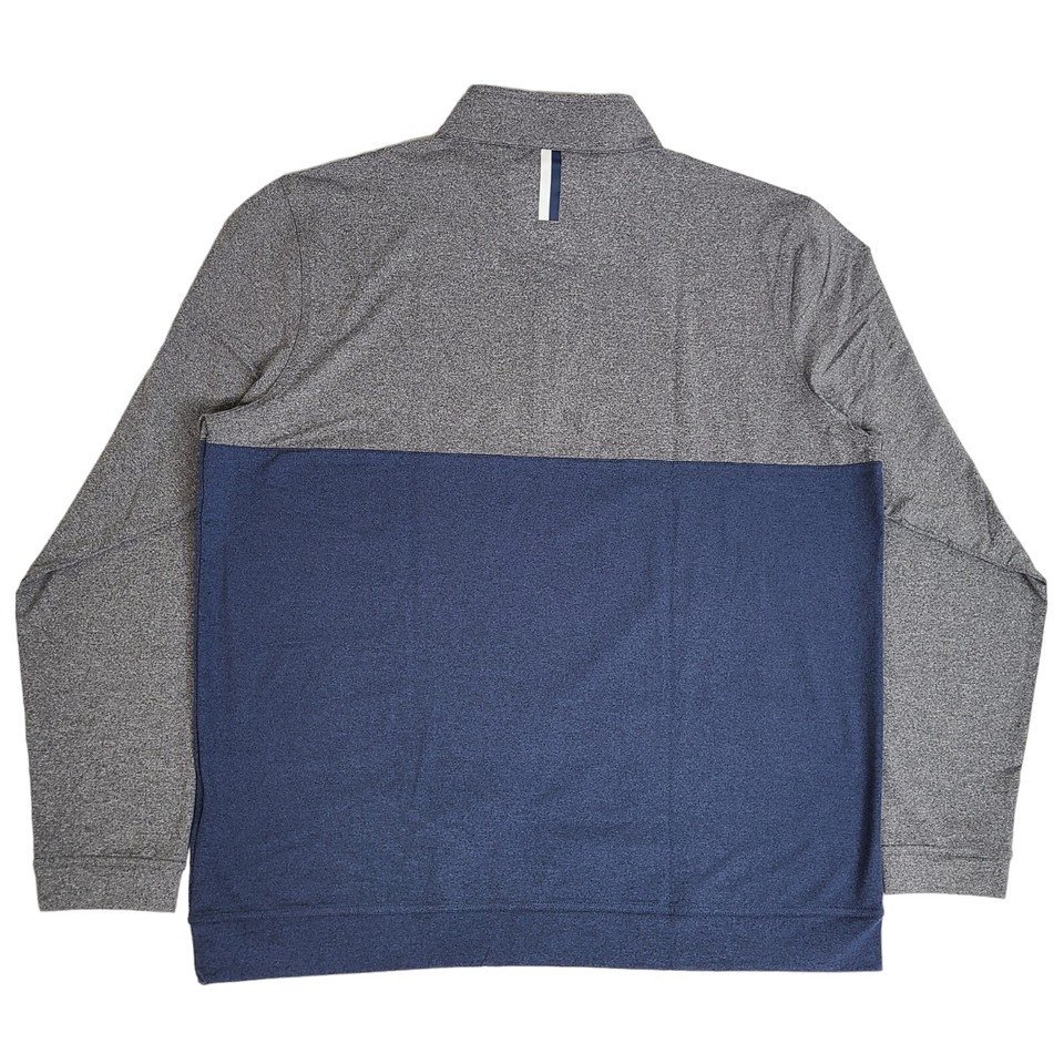 Rhoback Mens XL 2XL 3XL The Fog Delay Performance Quarter Zip Pullover ...