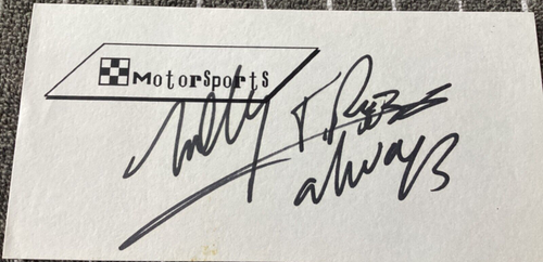 WILLY T. RIBBS Personally Autographed Signed INDY CAR Card RACING ...