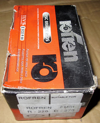 Classic Saab 900 Brake Pad Set Front Rofren | eBay