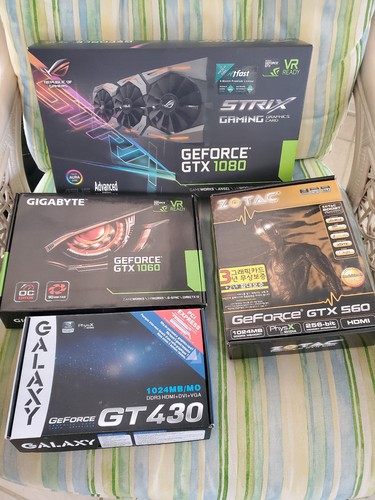 Lot Of Four Old Nvidia Video Cards | eBay