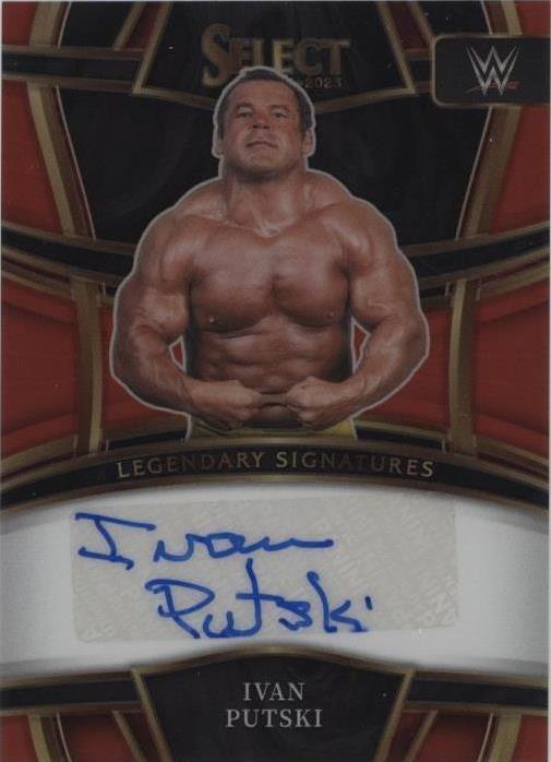 2023 Panini Select WWE - Legendary Signatures Ivan Putski #LS-IVP Red ...