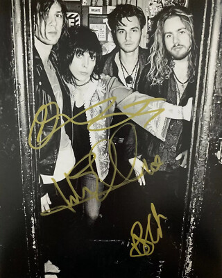 THE STRUTS FULL BAND SIGNED 8x10 PHOTO AUTOGRAPHED ROCK BAND UK ...