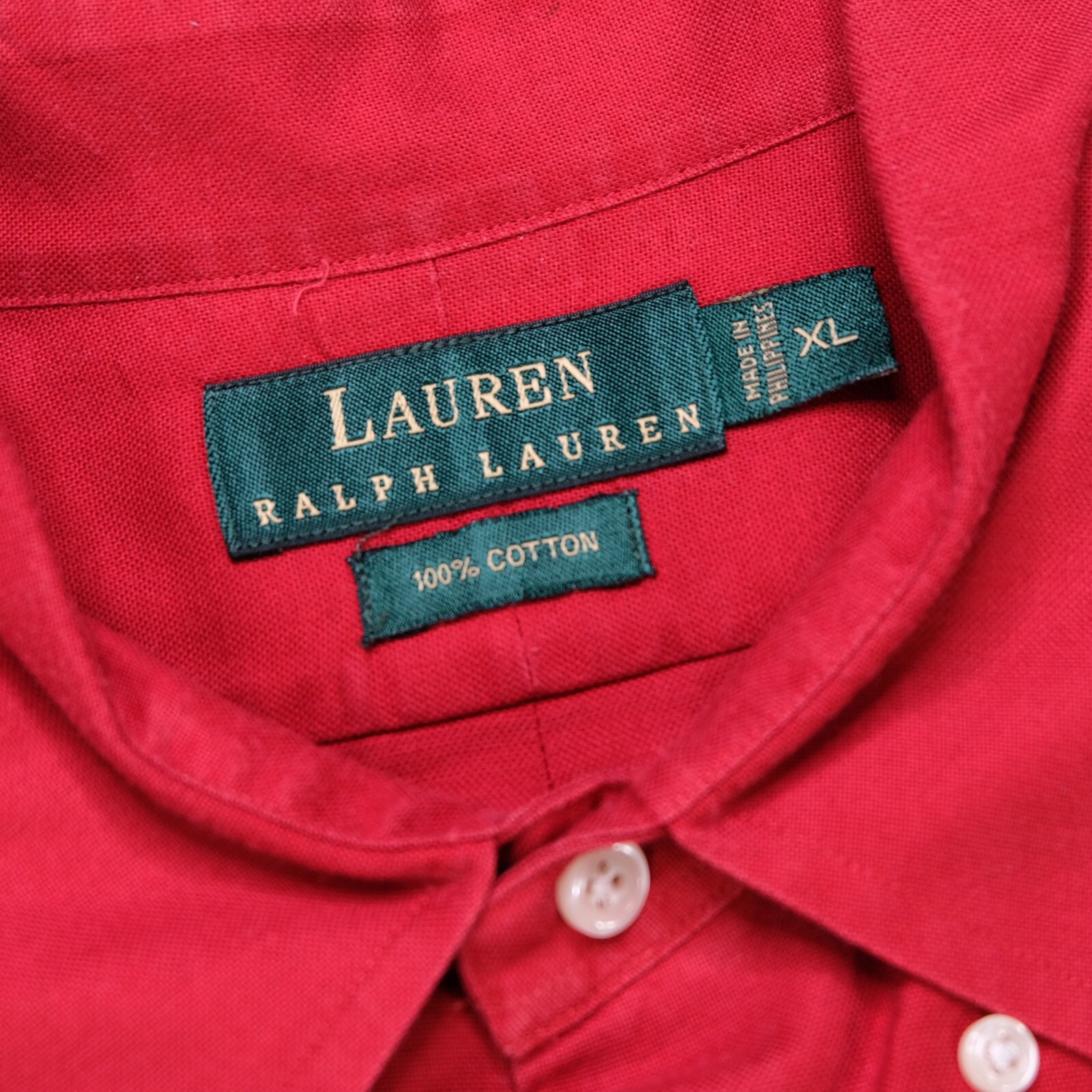 Rare VTG LAUREN RALPH LAUREN RL Crown Crest Casual Bu… - Gem