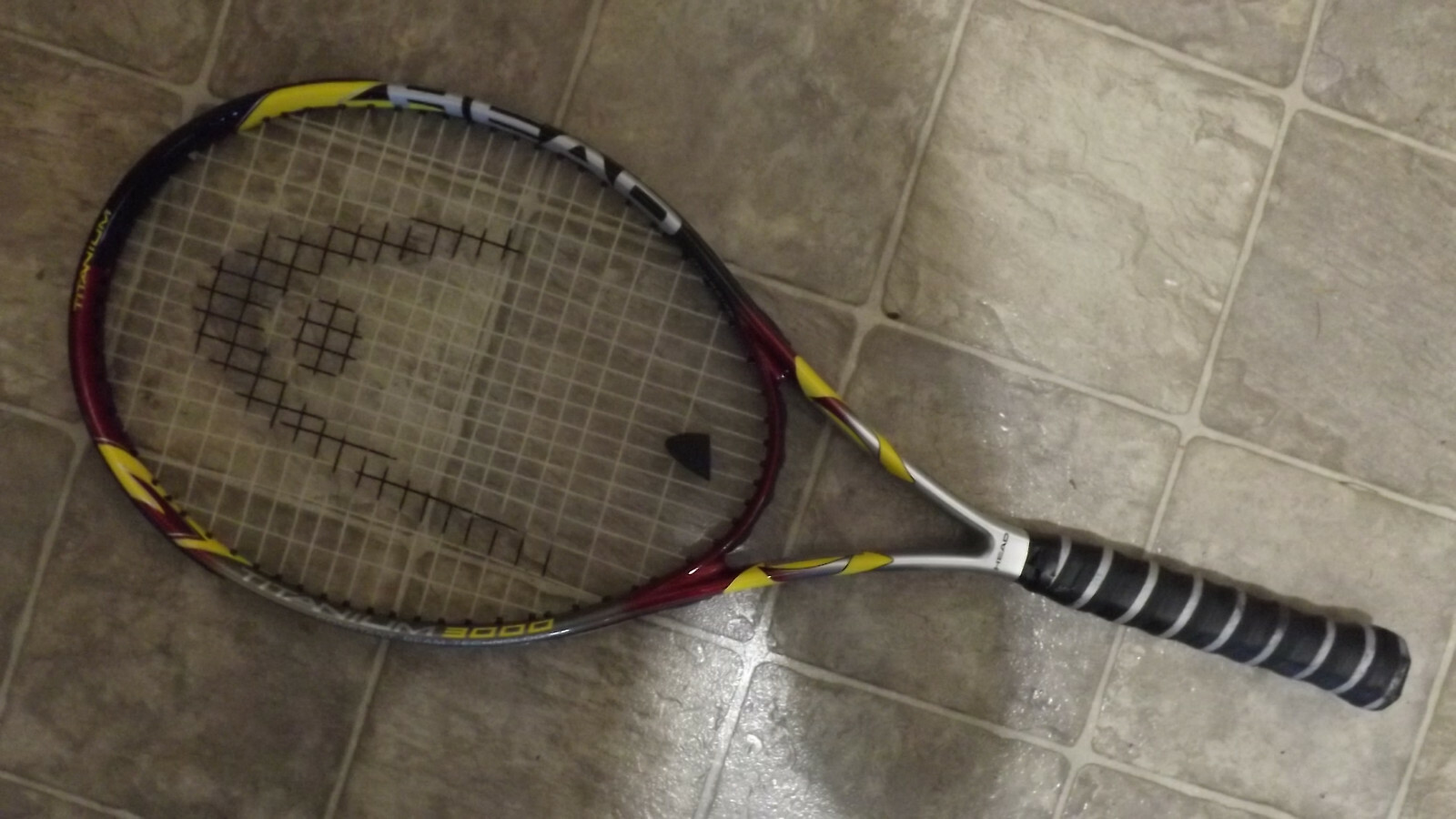 Head Titanium 3000 oversize tennis racket w/ constant beam technology 4 ...