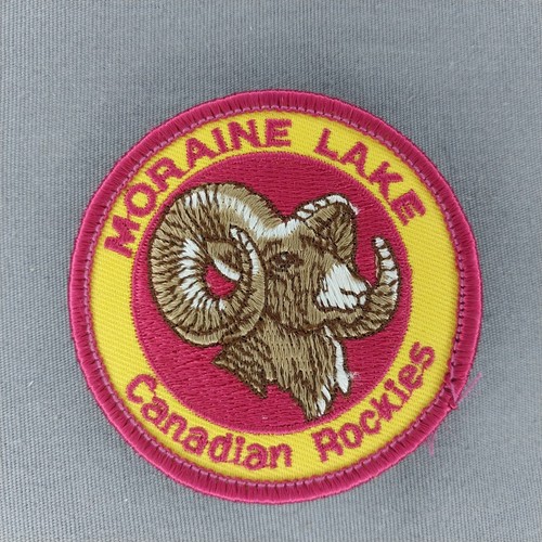 Moraine Lake Canadian Rockies Ram 2.5" Round Souvenir Patch | eBay
