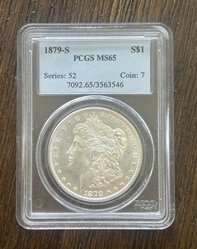 1879-S Morgan dollar, PCGS MS65, - Series 52 / Coin 7 | eBay