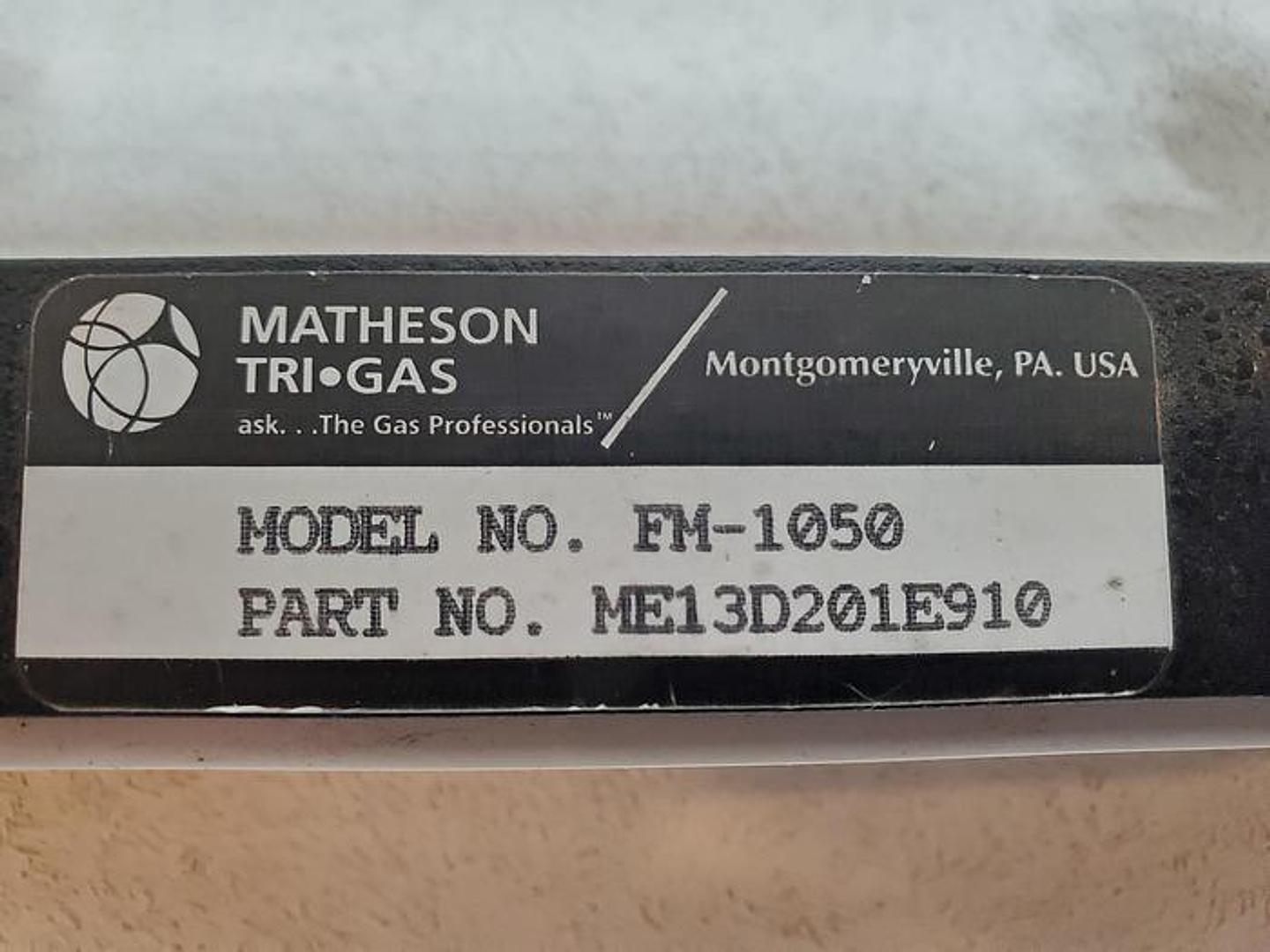 Matheson+Fm-1050+Flow+Meter+Flowmeter+Gas+Regulator+150mm+High+Accuracy ...