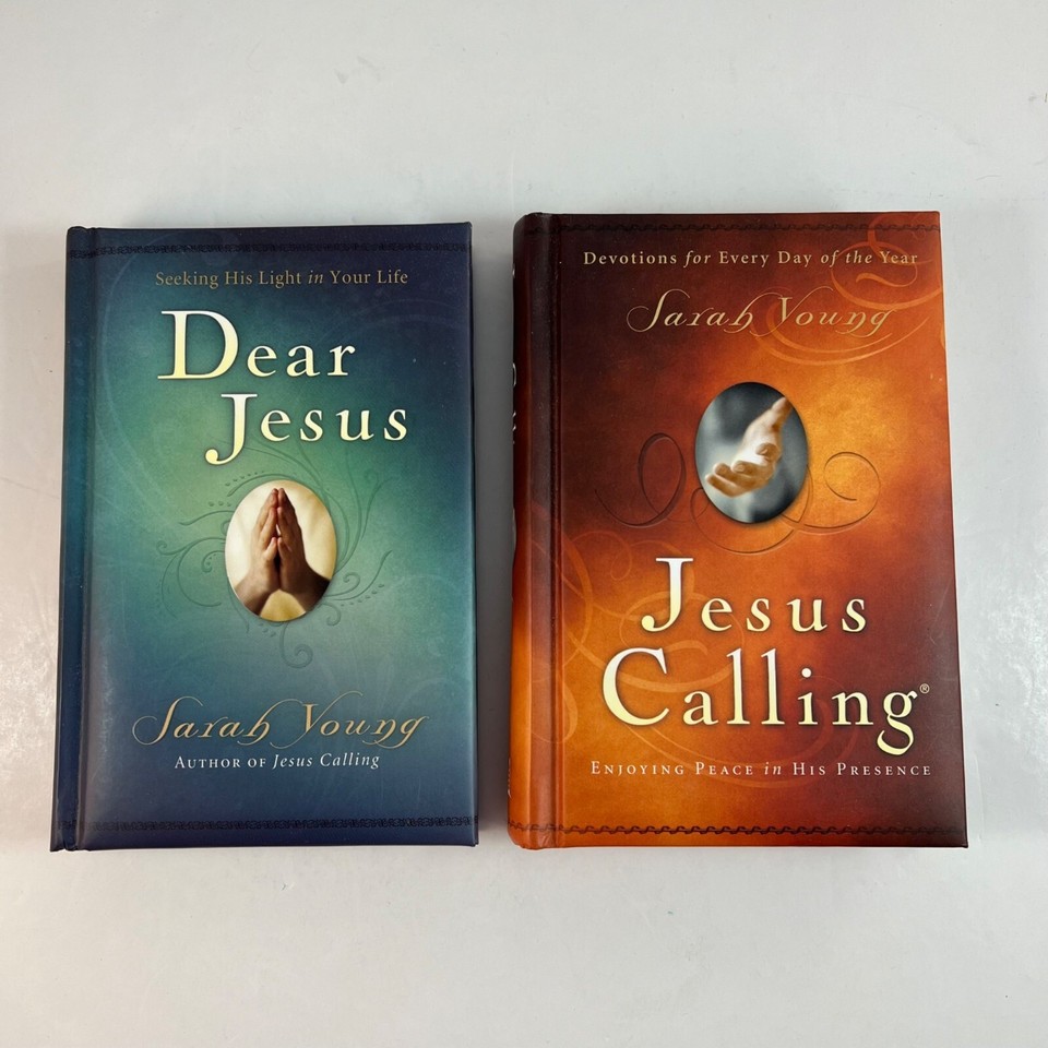Dear Jesus and Jesus Calling Books Sarah Young Hardcover | eBay
