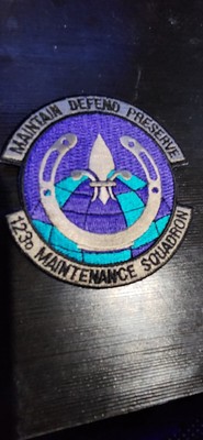 US Air Force 123rd Maintenance Squadron Subdued Patch | eBay
