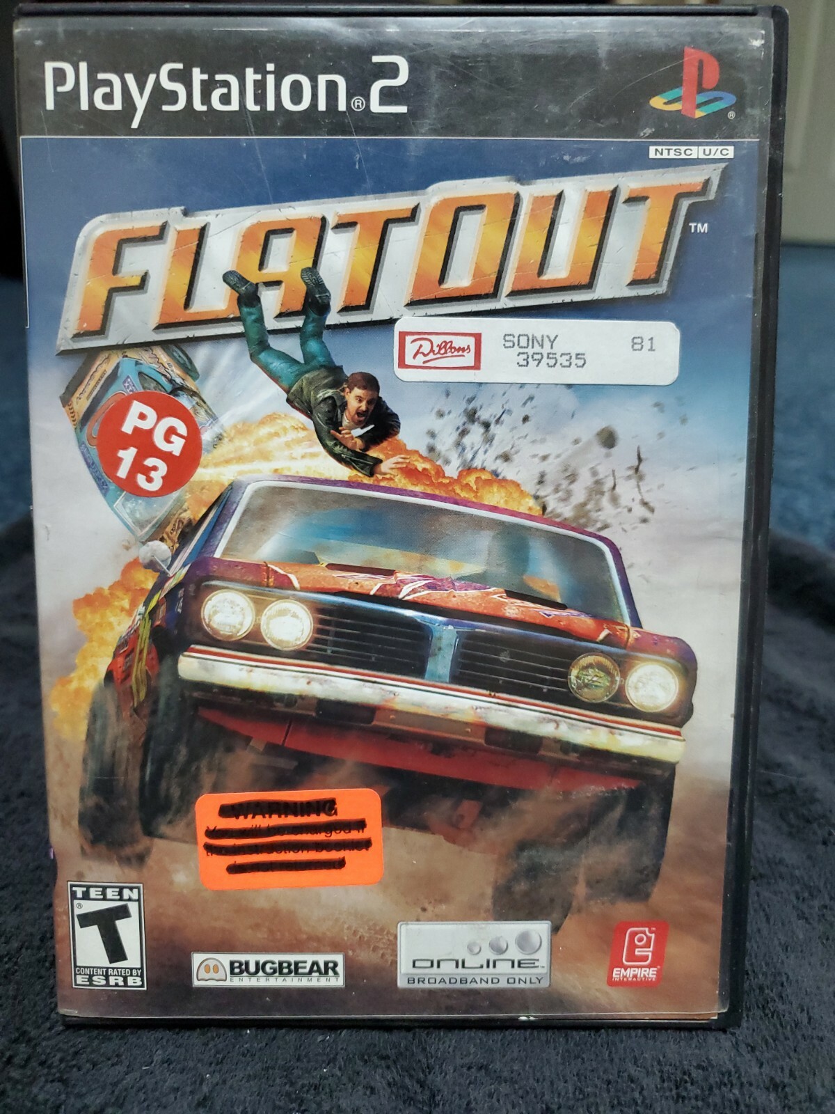 Flatout 2 Sony Playstation 2 Complete Video Game Disc Case No Manual ...