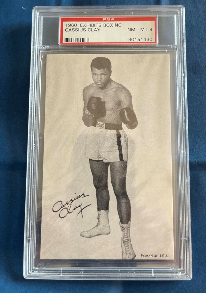 Cassius Clay Muhammad Ali RC ROOKIE Exhibits Highest Grade Psa 8 | eBay