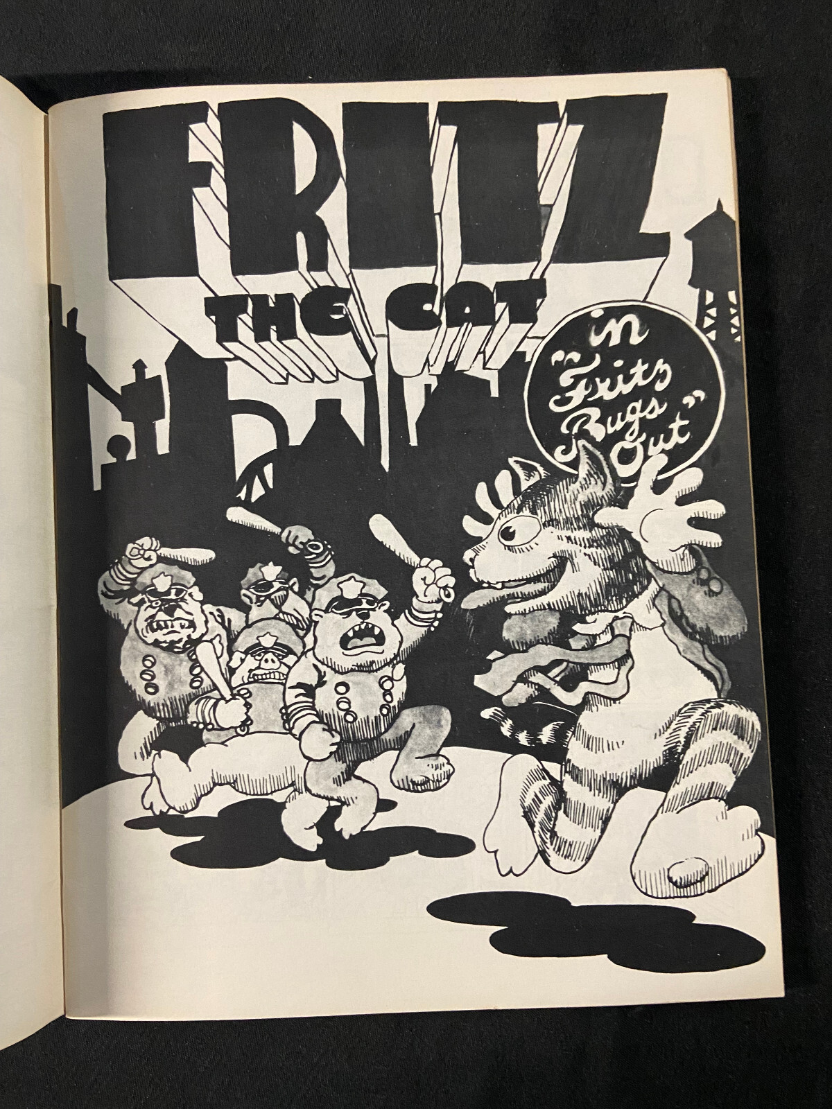 FRITZ THE CAT OVERSIZED COMIC BOOK ROBERT CRUMB 1969 FN | eBay