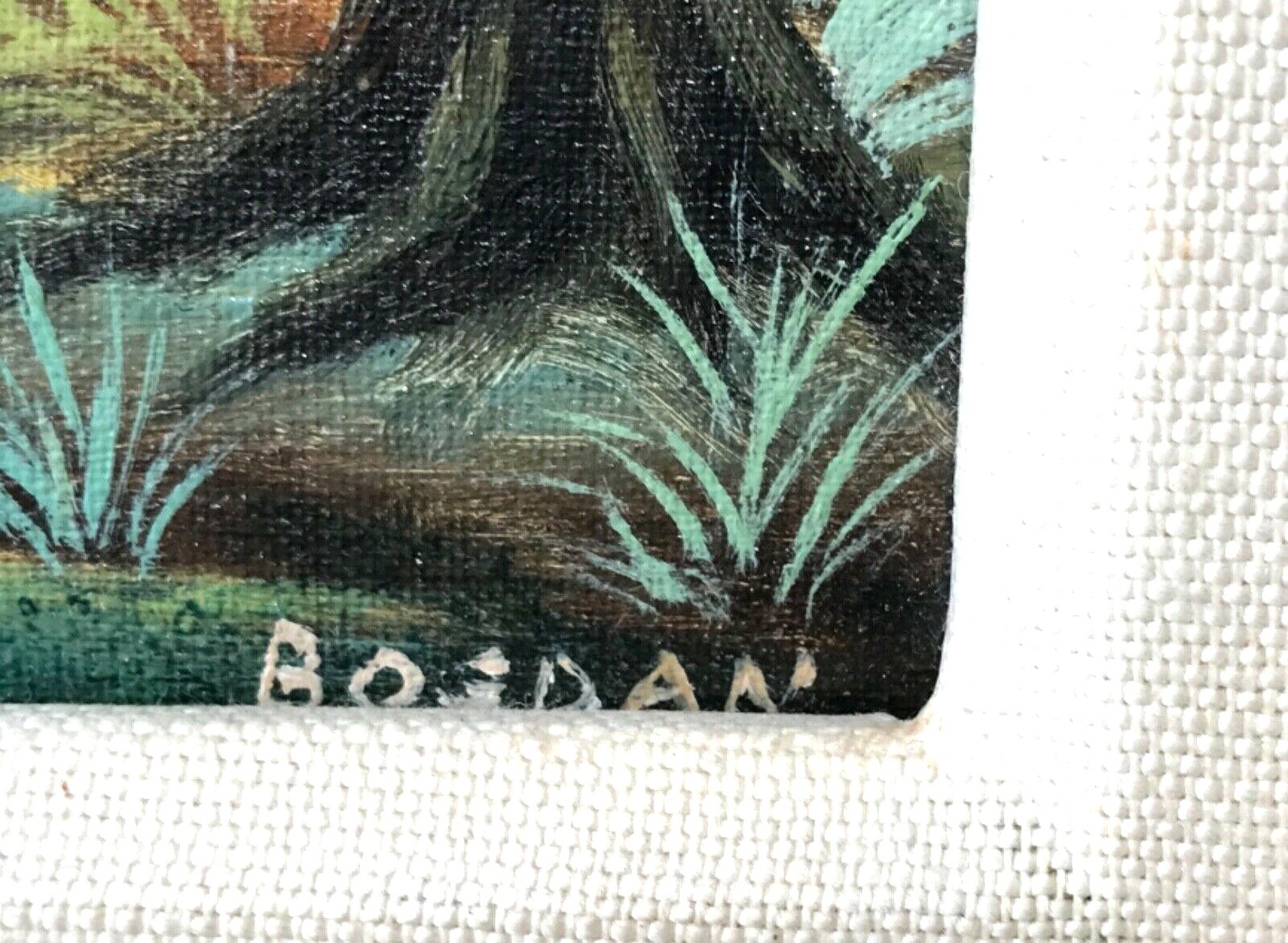 BOGDAN Artist Folk Art European Country Side Painting | eBay