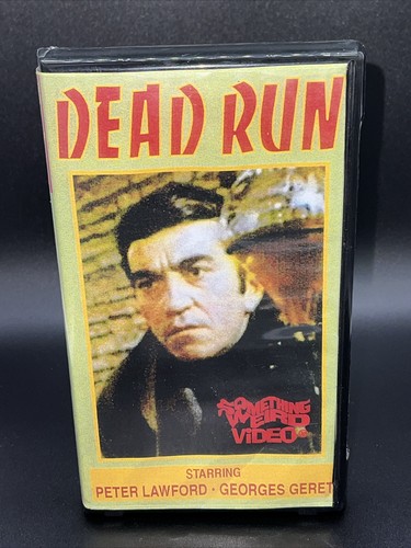 “DEAD RUN” (VHS 1967) Peter Lawford Ira Von Furstenberg Something Weird ...