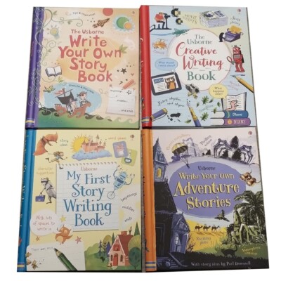 The Usborne Write Your Own Story Book, Creative Writing 4 Books ...