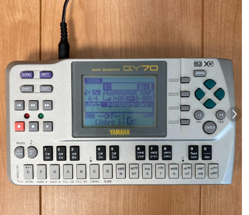 Pre-Owned YAMAHA-QY70 Music Sequencer Digital Rhythm Machine from Japan ...