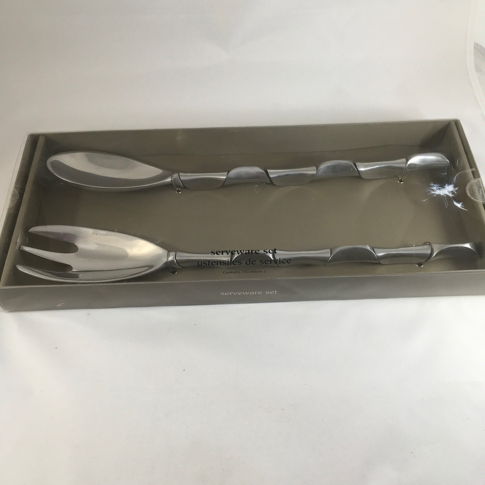 Pier 1 Imports Metal 2 Piece Serveware Set | eBay