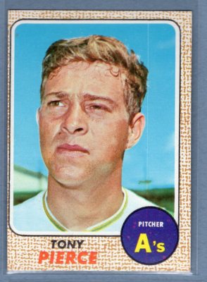 1968 Topps 38 Tony Pierce VG-EX SET BREAK | eBay