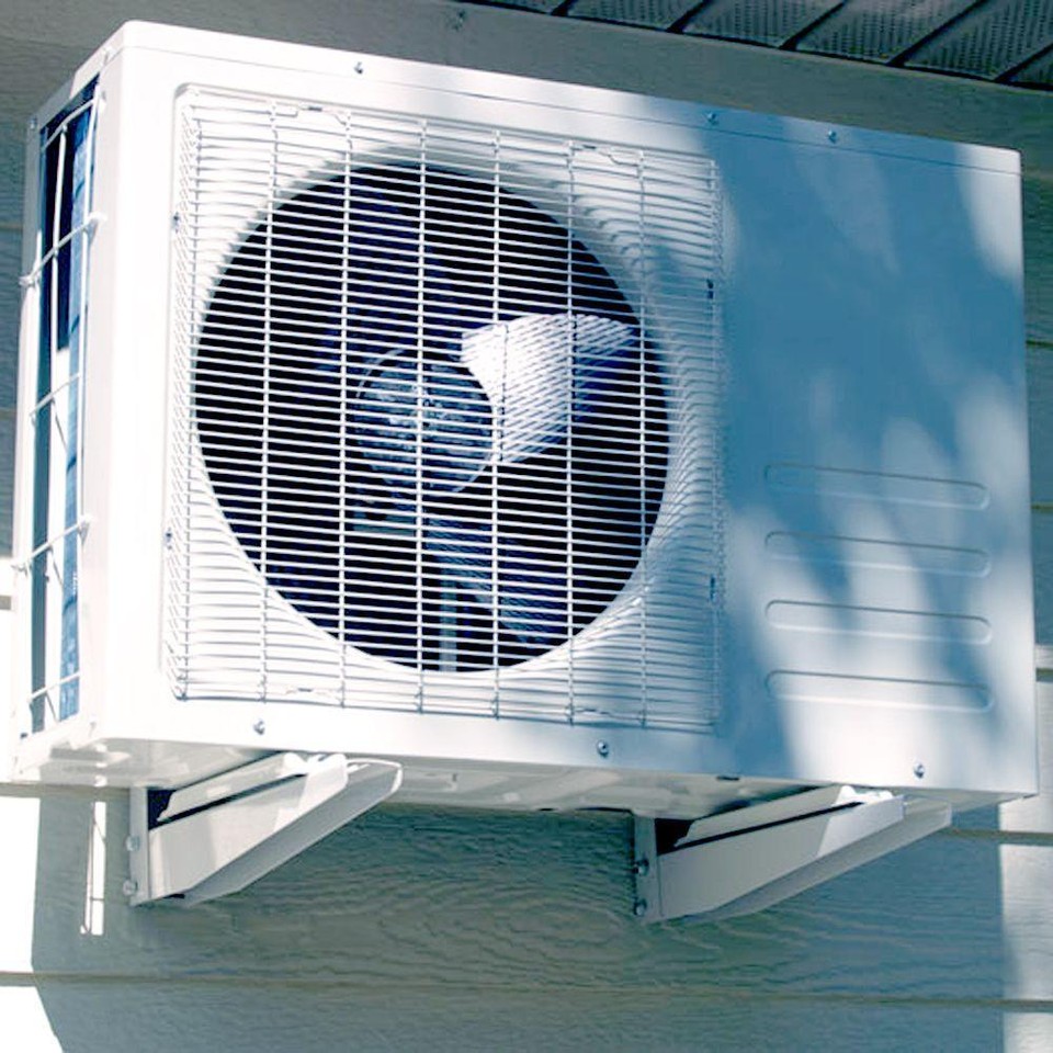 L Wall Mounting Bracket Ductless Mini Split AC Unit Mount Outdoor ...