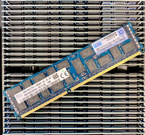 HPE 64GB 4 x 16Gb Proliant Memory PC3-14900R DDR3-1866Mhz 708641-B21 ...