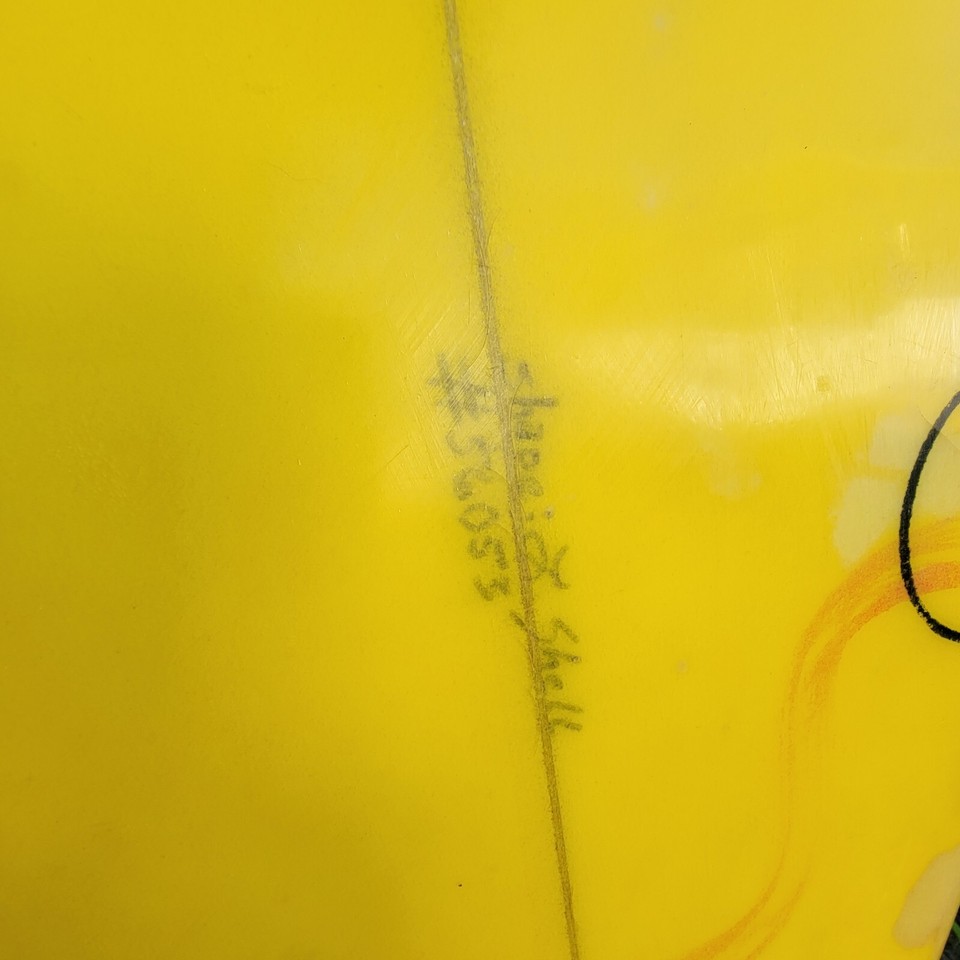 vintage 80's Lynn Shell surfboard autographed board # 56053 | eBay