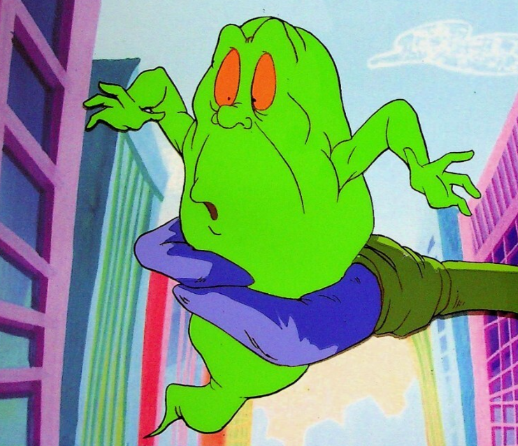 The Real Ghostbusters 1986 Production RAY & SLIMER Cel and Copy ...