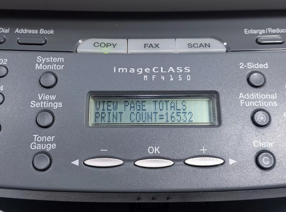 Used Canon imageCLASS MF4150 Laser Duplex Printer Scanner Fax Copier ...