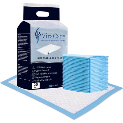 20 x Disposable Incontinence Bed Pads | 60 x 90 cm | Incontinence Bed ...