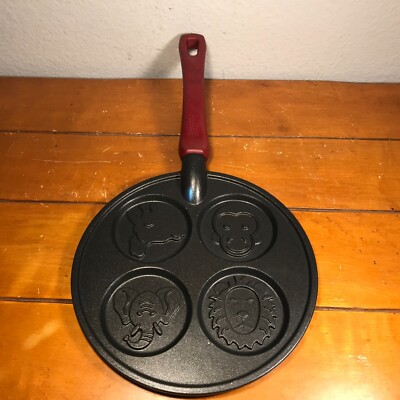 Nordic Ware Griddle Zoo Animal Pancake Pan USA Lion Monkey Giraffe ...