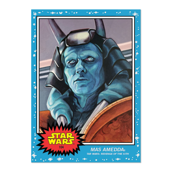 Topps Living Star Wars # 104 Mas Amedda - Revenge Of The Sith | eBay