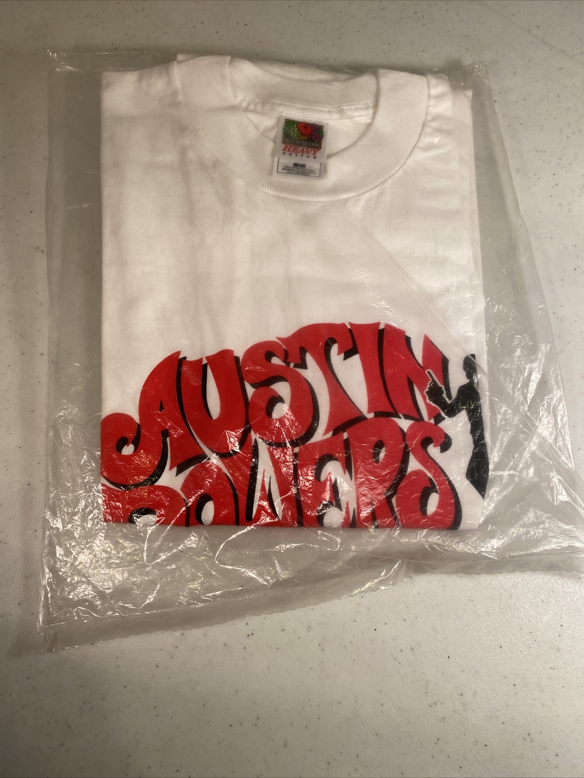 1997 AUSTIN POWERS SHIRT XL TSHIRT INTERNATIONAL MAN OF MYSTERY FACTORY ...