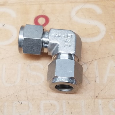 Ham-Let 765L SS 1/2 Elbow Tube Fitting, Stainless Steel, 316 TB7 - NEW ...