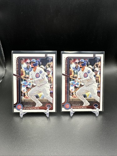 Isaac Paredes 2025 Topps Series 1 #138 Chicago Cubs Baseball (2) Cards ...