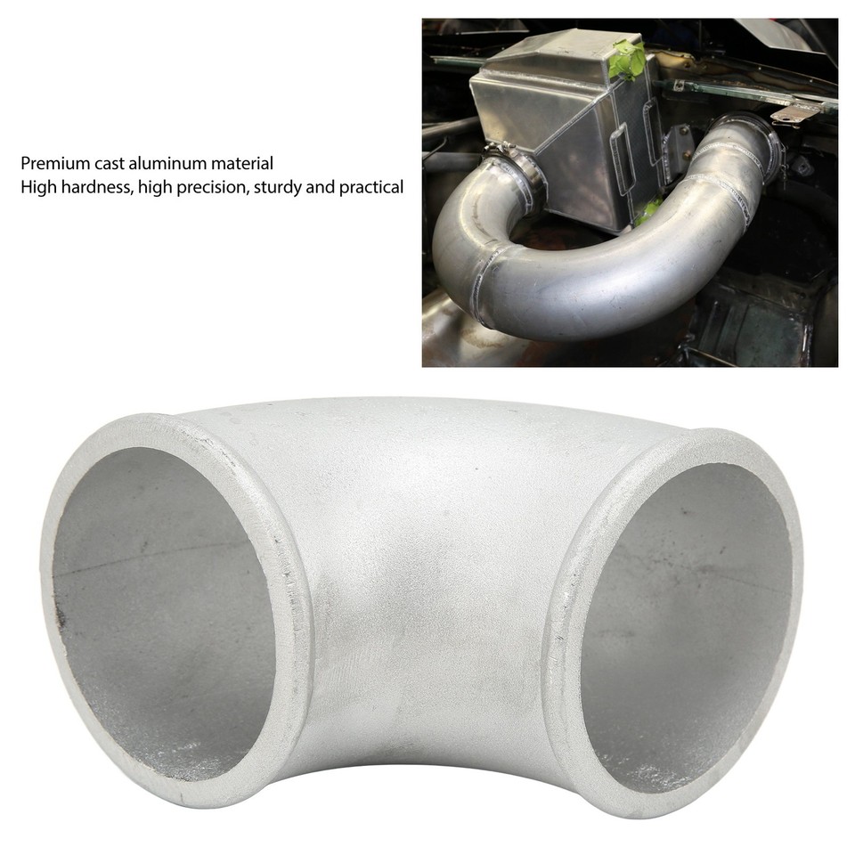 ⁺3in 75mm Turbo Intake Elbow 90° Cast Aluminum Intercooler Turbo Tight ...