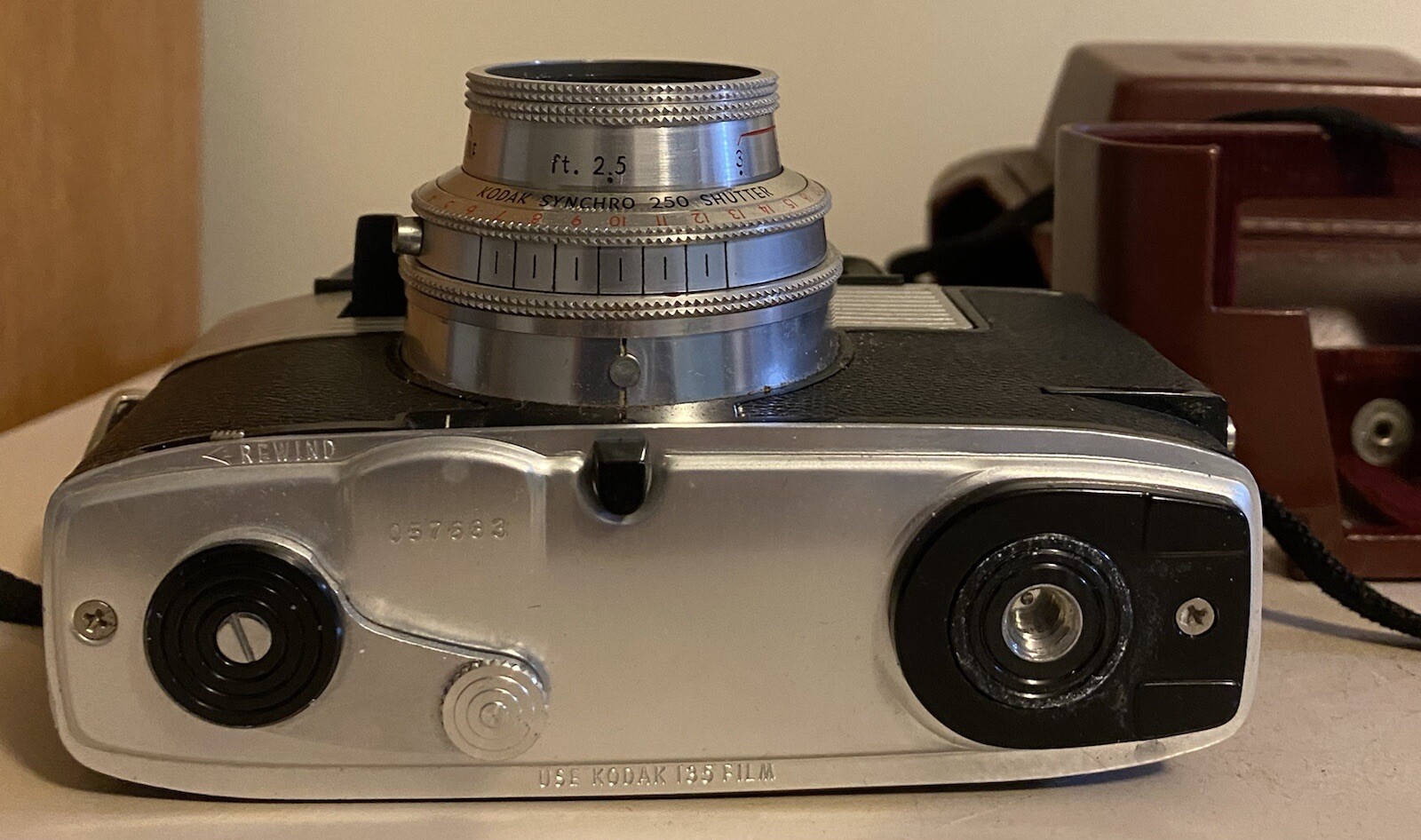 KODAK SIGNET 50 CAMERA EKTANAR LENS 44MM F/2.8 SYNCHRO 250 SHUTTER ...