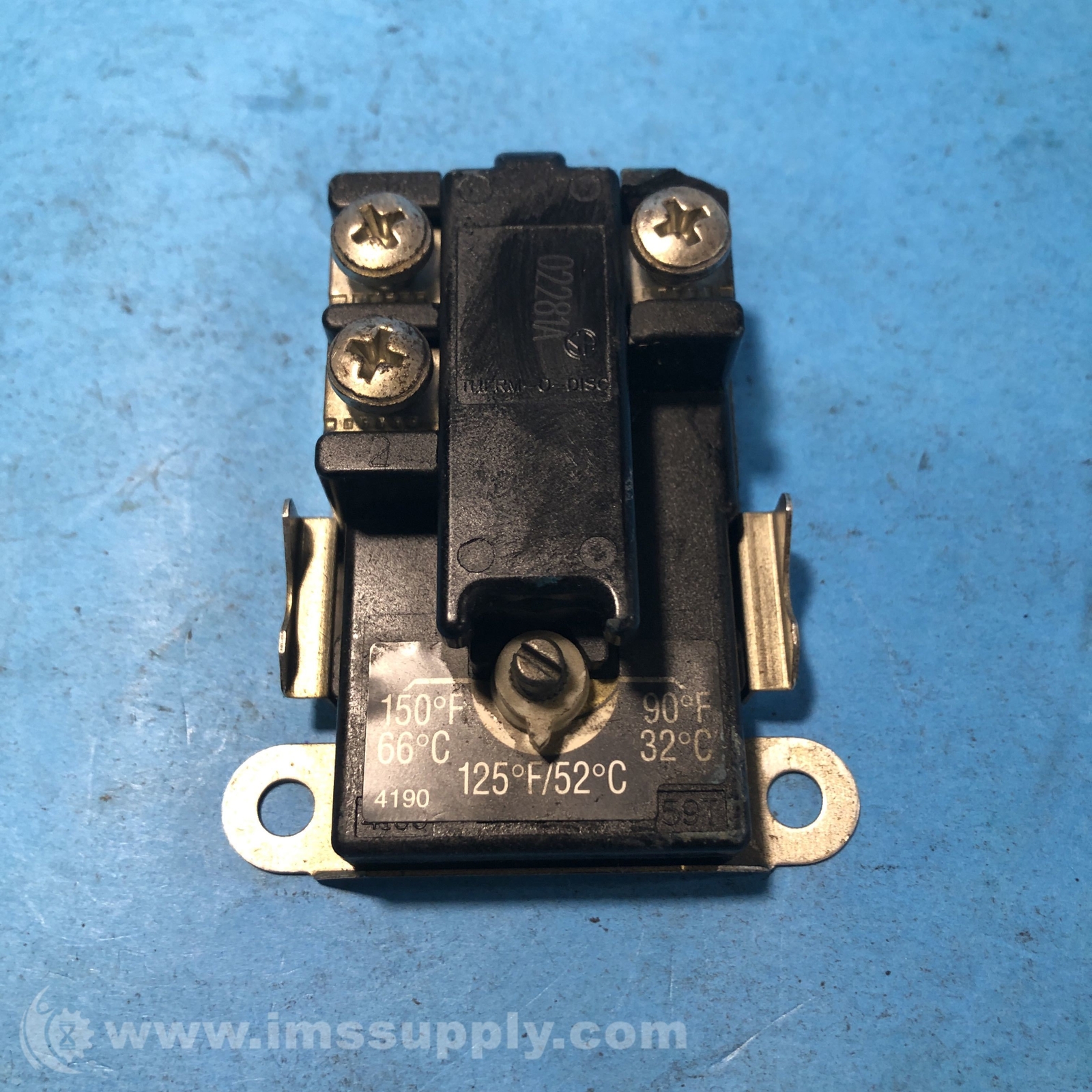Therm-O-Disc 59t 4190 Thermostat Upper Only for Dual Element Water ...