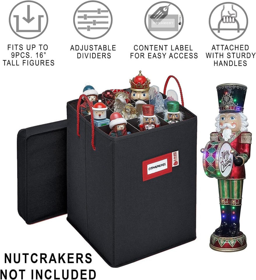 Christmas Nutcracker & Figurine Collectible Storage Box-Nutcrackers not ...