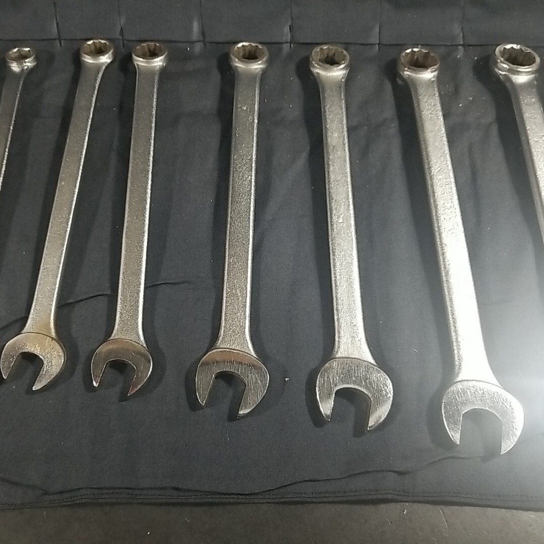 Dayton 12Pc Metric Combination Wrench Set Open Box End 8-19mm Pouch USA ...