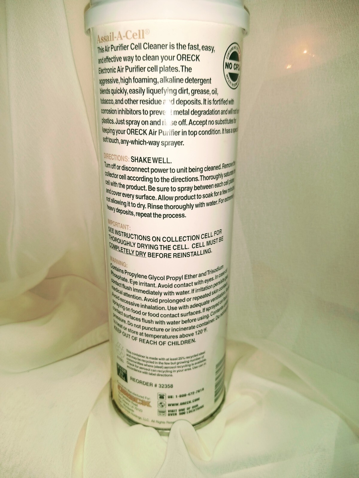 Oreck Assail A Cell Cleaner - 20oz for sale online | eBay