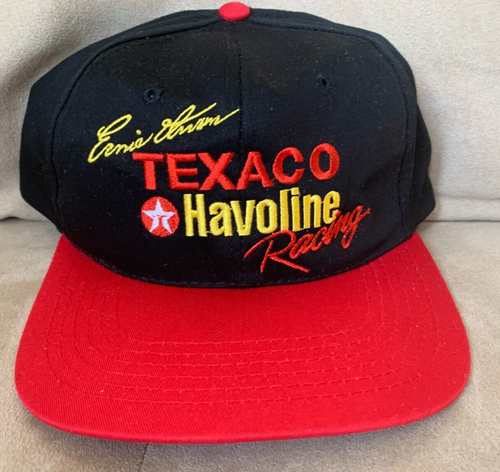 Vintage Texaco Havoline Racing hat cap red black snap back trucker ...