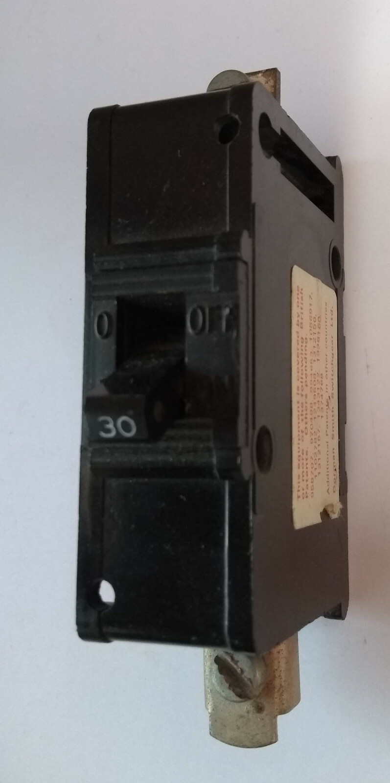 Dorman Smith Loadmaster S.P MCB 40A, 30A, 20A, 15A, 10A, 7.5A, 5A M3 ...