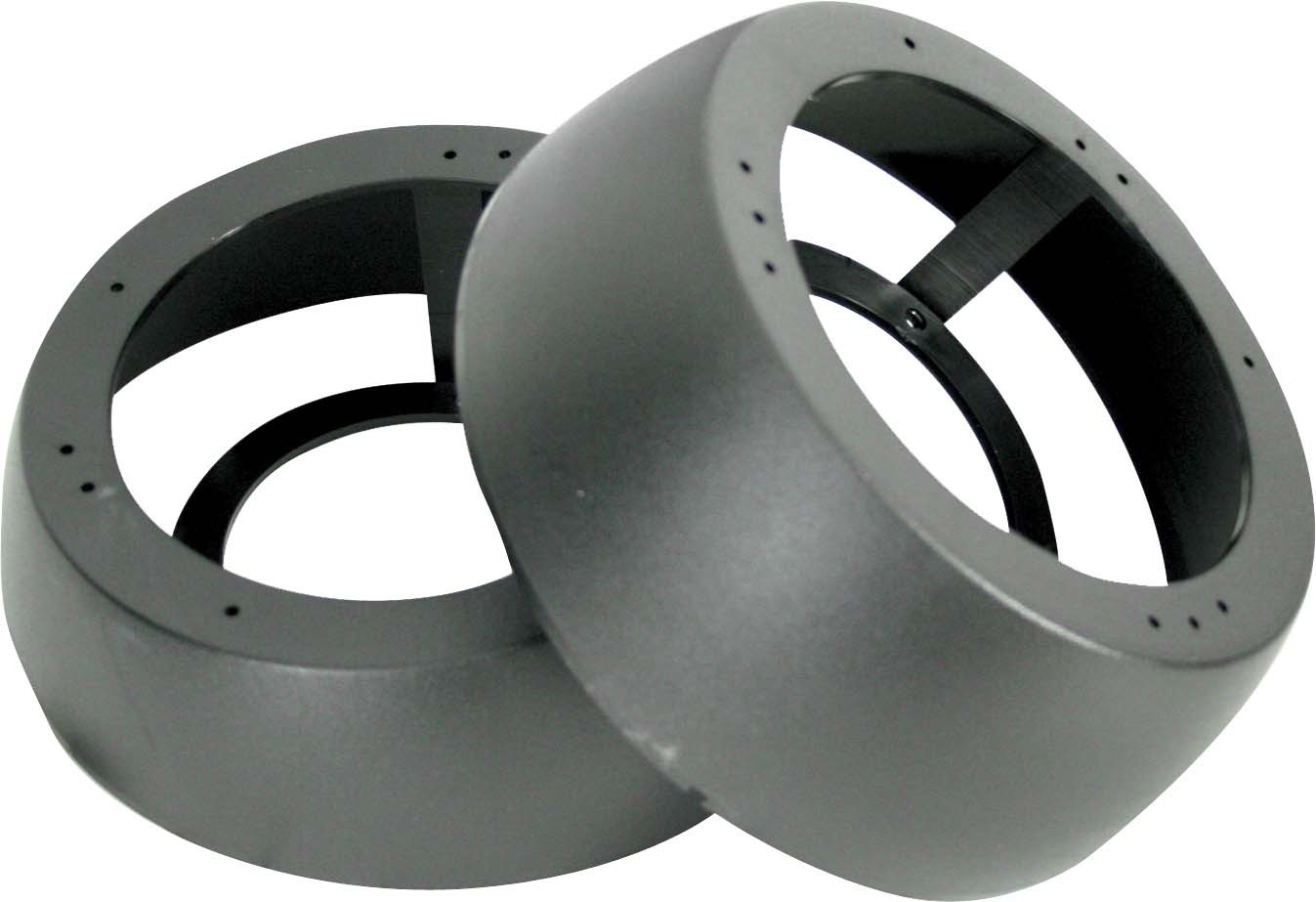 AUTOLEADS UNIVERSAL SPEAKER RINGS SPACERS PODS ADAPTORS 5.25" 160MM X 2 ...