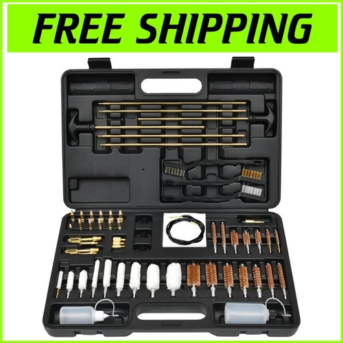 Complete Gun Cleaning Kit with Brass Rods & Brushes - Ideal for Pistols ...