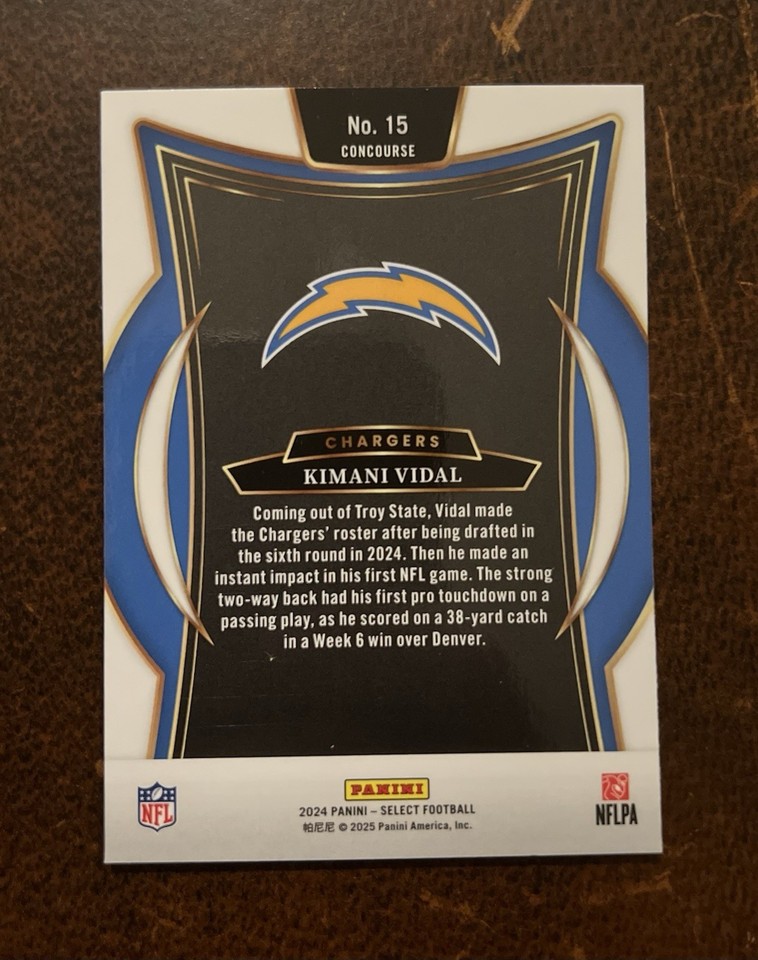 2024 Kimani Vidal Select Concourse Rookie RC #15 | eBay