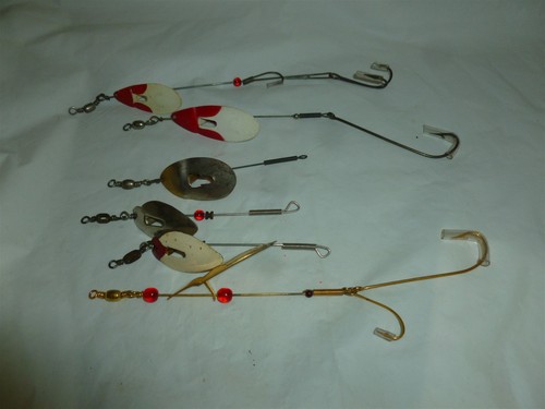 6 Vintage Usable June Bug Spinners Fishing Spinners Lot M-891 | eBay