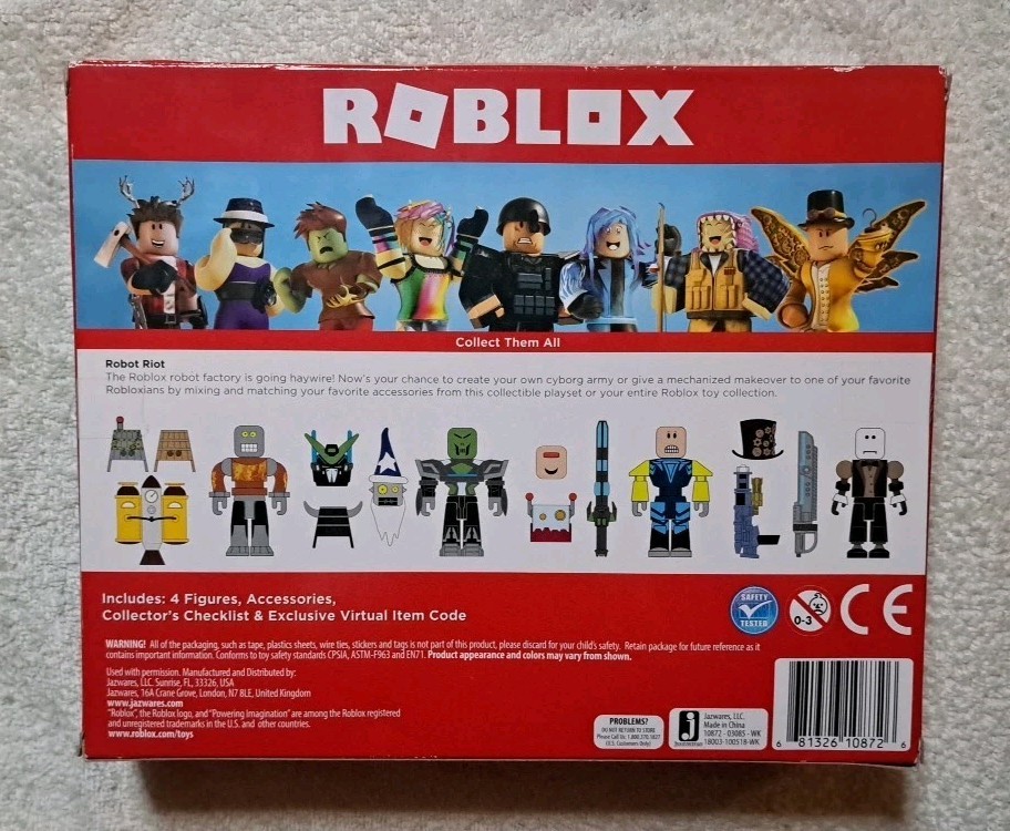 Roblox Lot - Robot Riot - With Virtual Code- New Sealed! | eBay