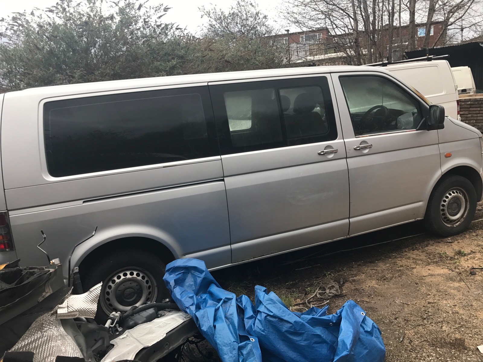 07 VW TRANSPORTER T5 TDI LWB SHELL SILL CHASSIS REAR QUARTER INNER WING ...