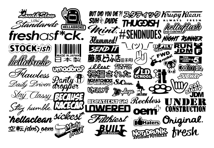 Hellaflush Stickers Pack