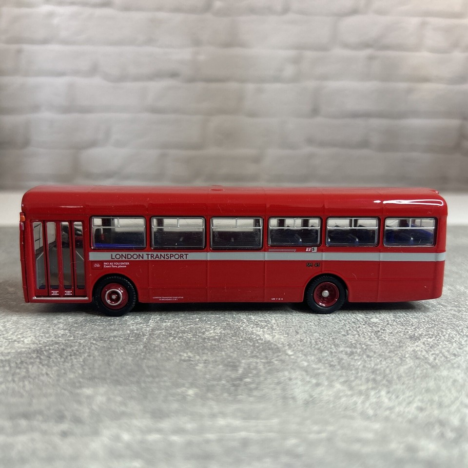 BRITBUS 1:76 SCALE AS1-05 AEC RED LONDON TRANSPORT ROUTE 81 B SINGLE ...